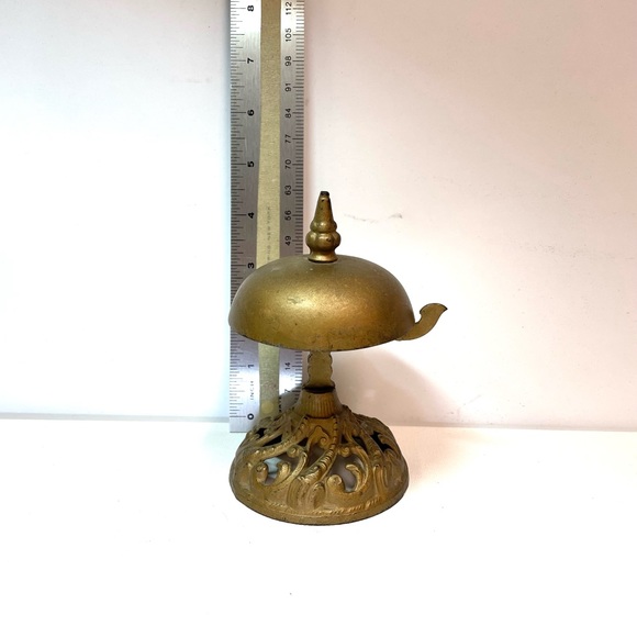 Accents | Antique Desk Bell Front Desk Hotel Reception Bell Shop ...